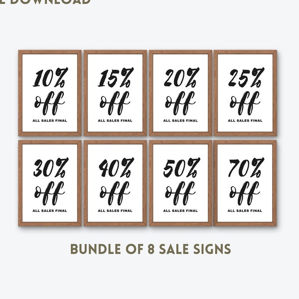 20 Percent off Sign - Etsy