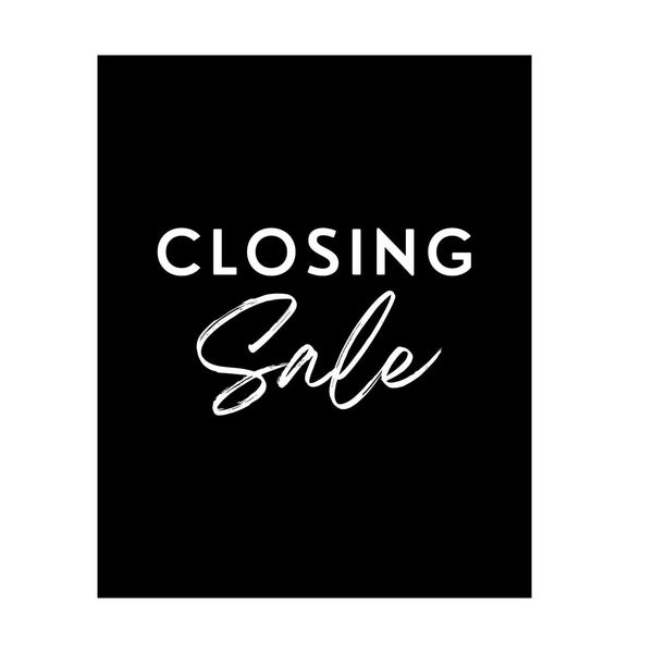 Store Closing Sale - Etsy