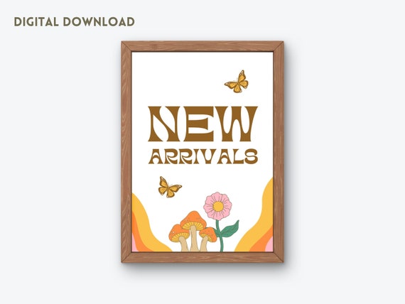 New Arrivals Sign
