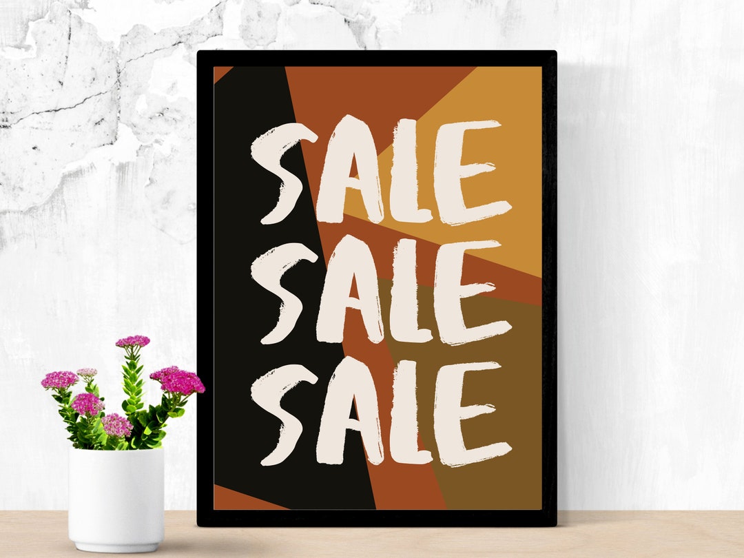 Autumn Sale Sign, Boutique Sale Sign, Retail Store Signage, Printable ...