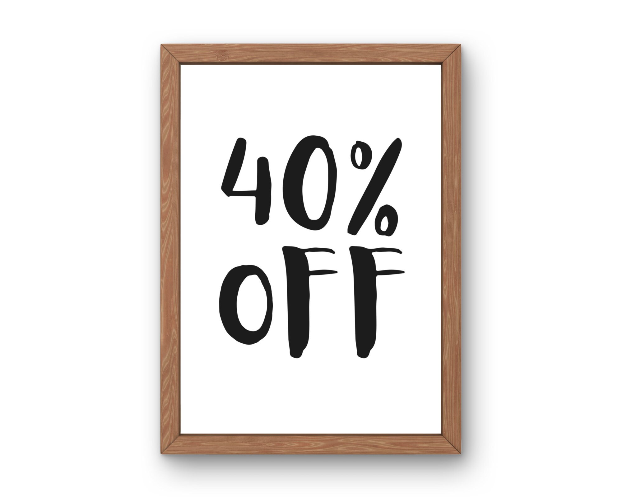 Sale Sign Bundle Deal X6, Boutique Sale Sign, Printable, 10% 20 30 40 ...