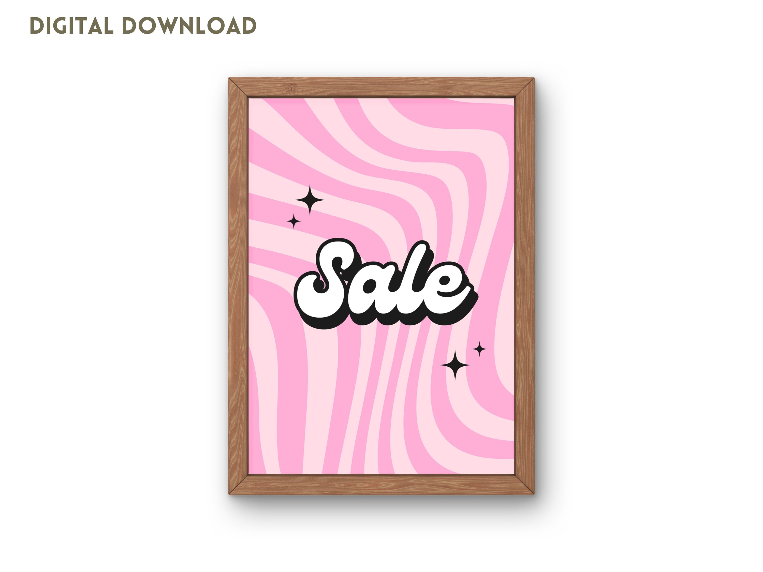 Pink Sale Sign, Boutique Signage, Retail Store Poster, Shop Discount ...