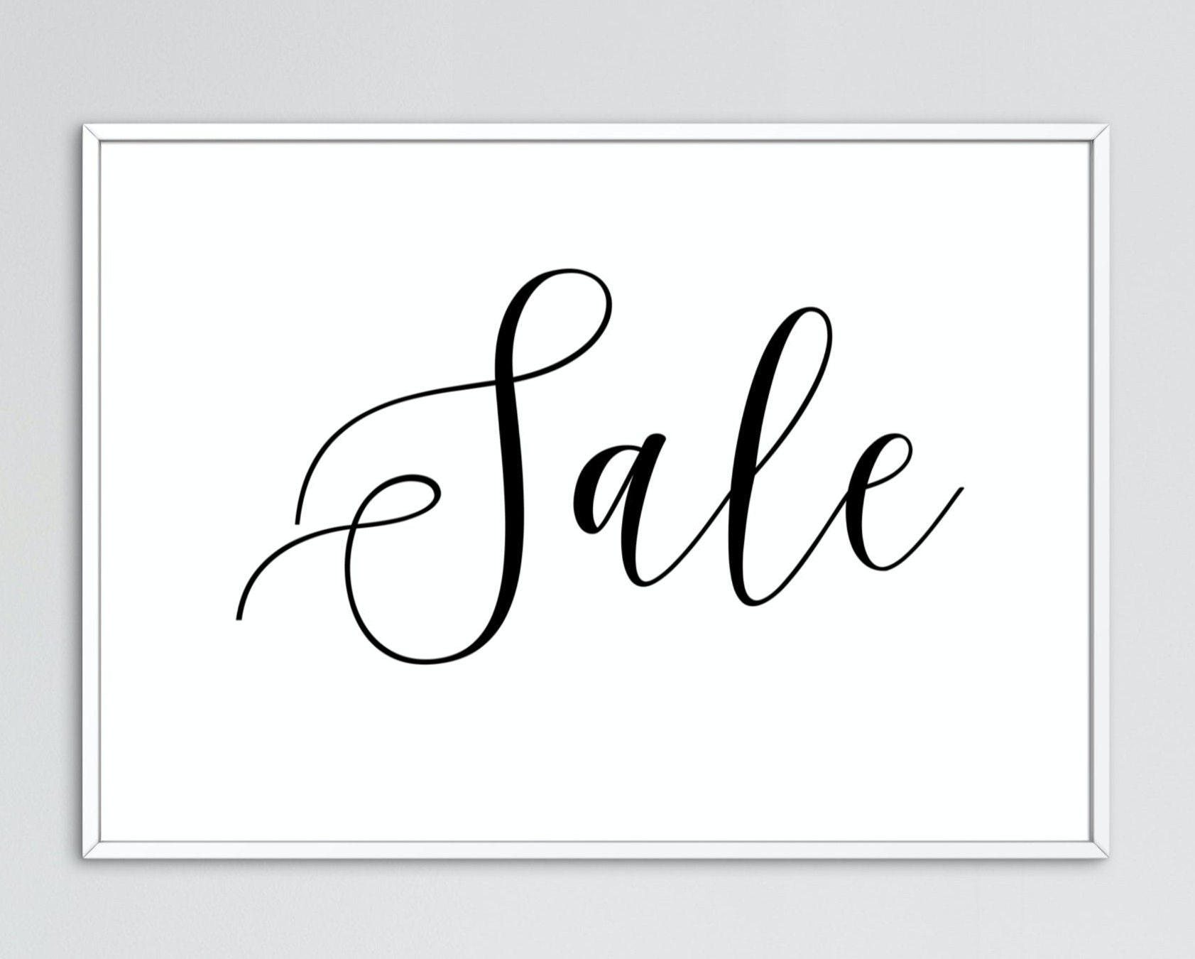 Sale Sign for Boutique Store Printable Retail Sale Sign - Etsy
