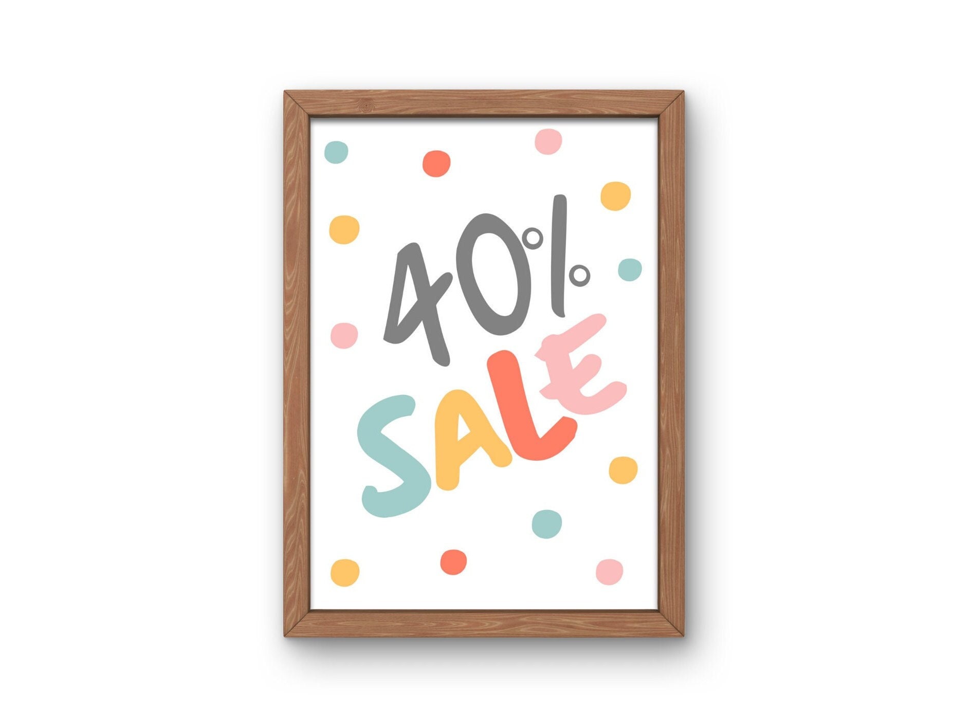 Retail Store Sale Signs