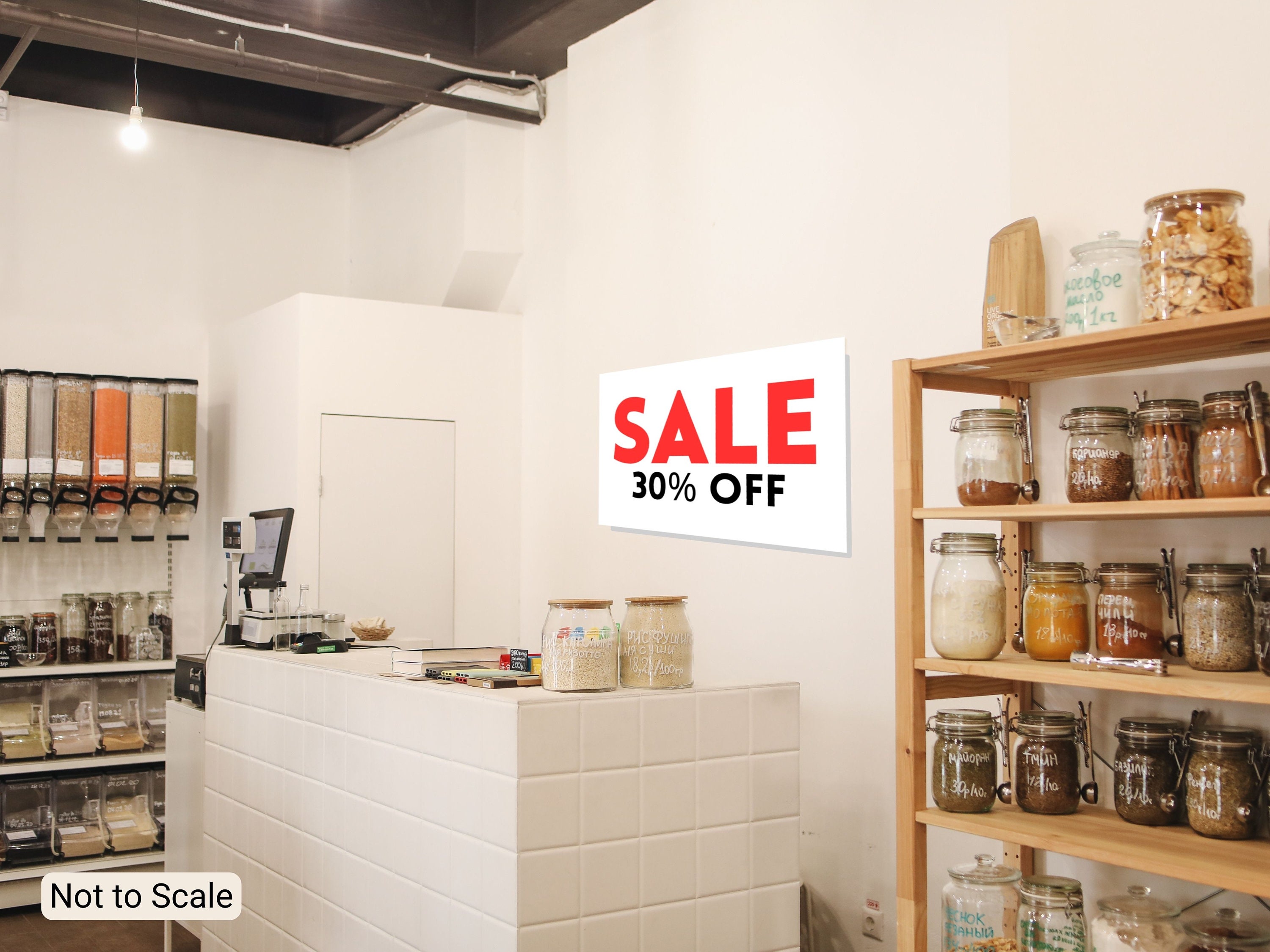 30% off Sale Poster, 30 Percent Signage, Printable Sale Sign for Retail ...