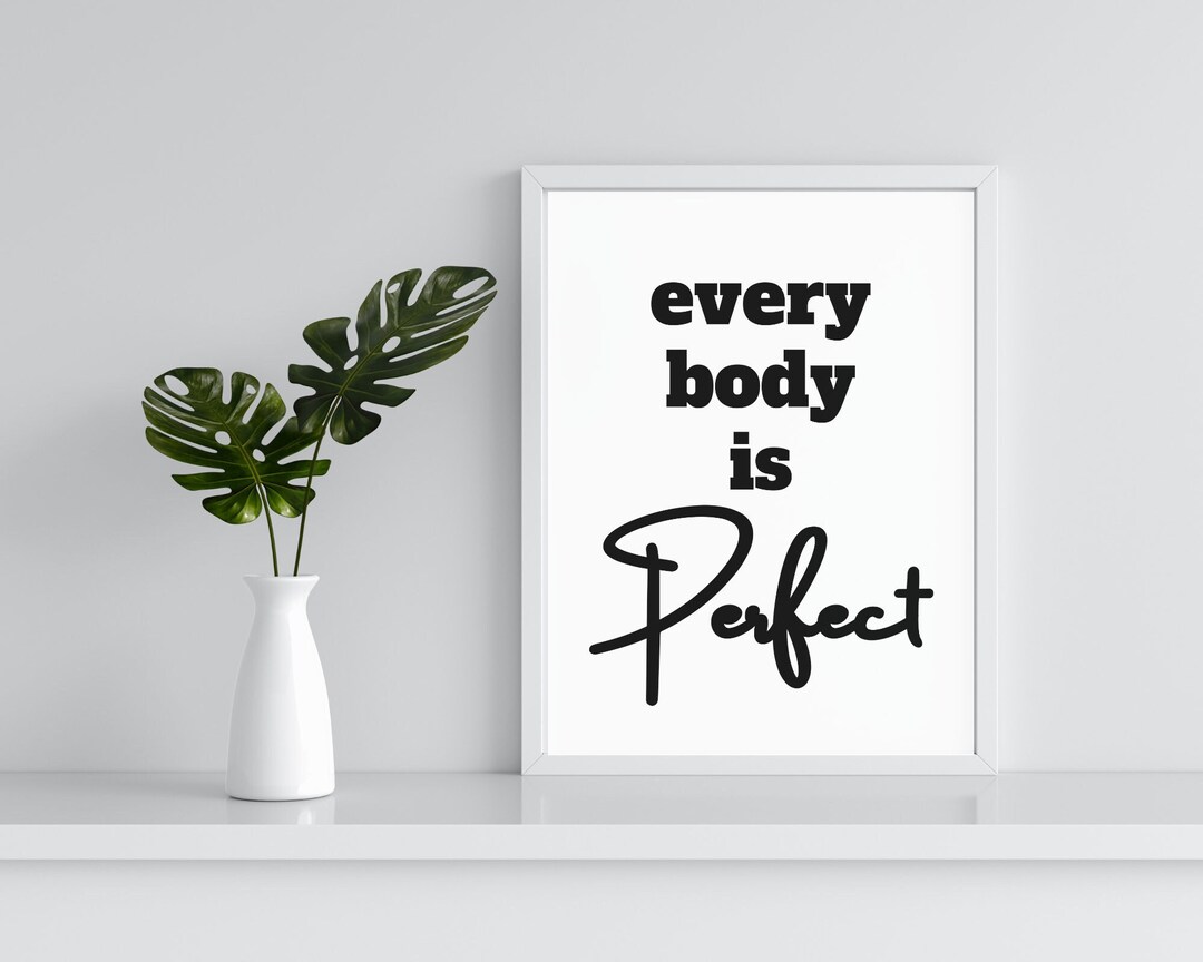 Body Positive Poster Body Positive Art Print Every Body is - Etsy