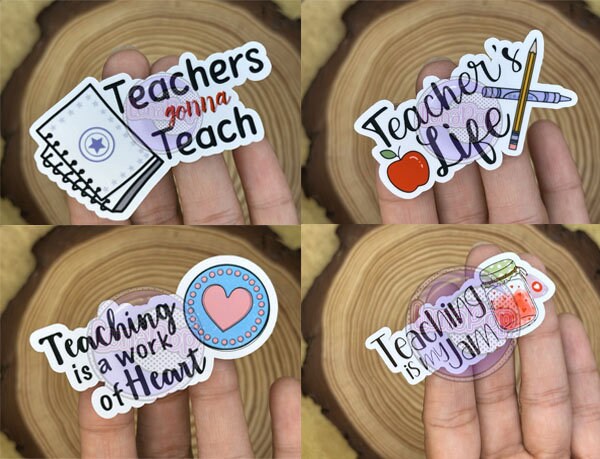 Teacher Life Sticker Pack - Etsy