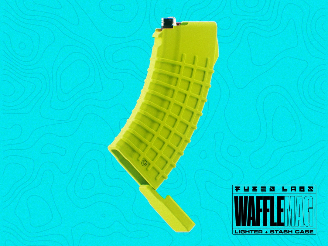 Fuzed Labs WAFFLEMAG Lighter + Stash Case | Dugout | Rolling Tray | 420 ...