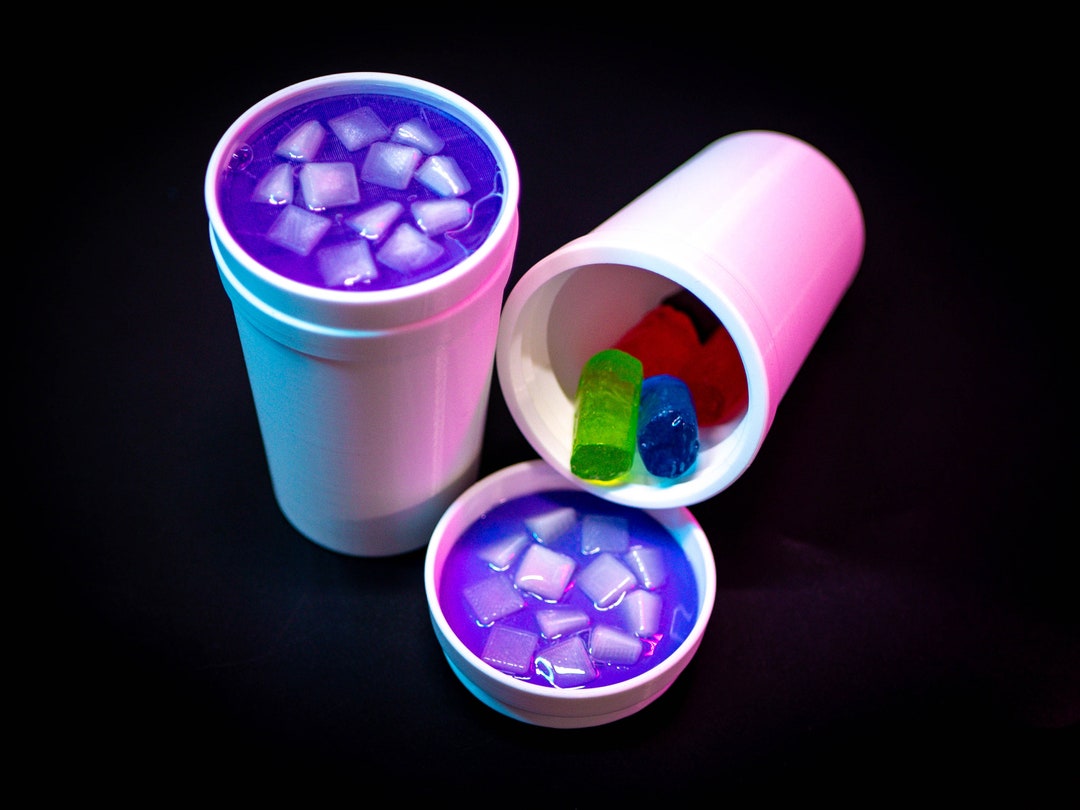 DOUBLECUP Stash Jar: Glow-in-the-dark Ice, Hip-hop Style - Etsy