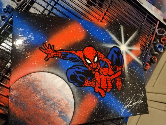 Spray Paint Art Spiderman