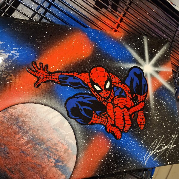 Spiderman Spray Paint - Etsy
