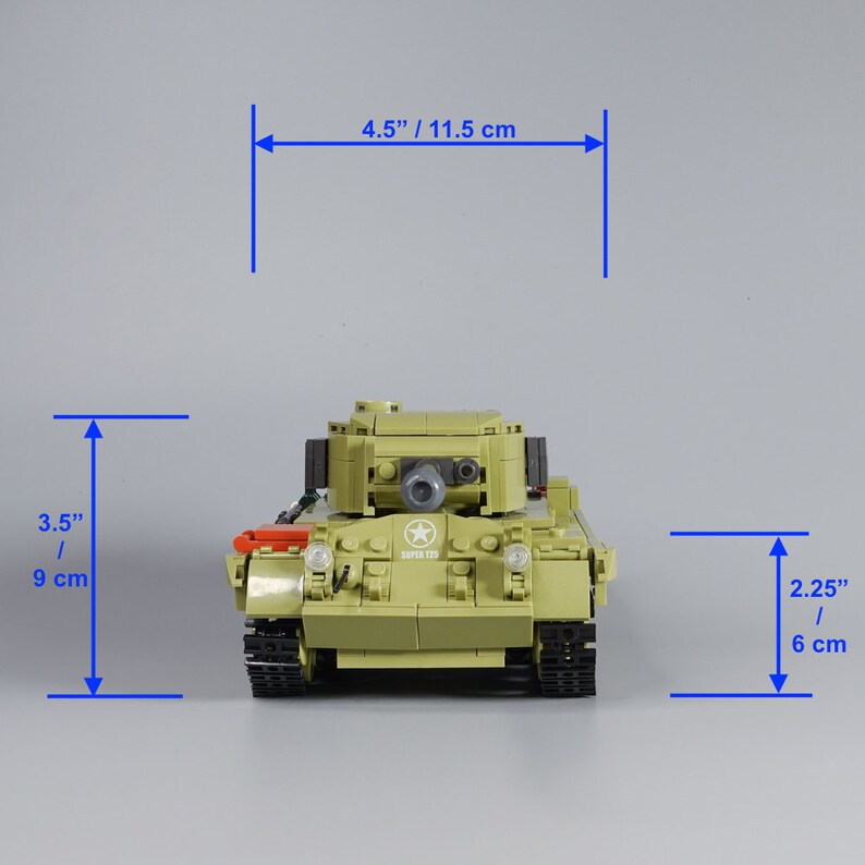 VA003-M26E1 WW2 US Army Pershing Medium Tank M26E1 Over 700 - Etsy