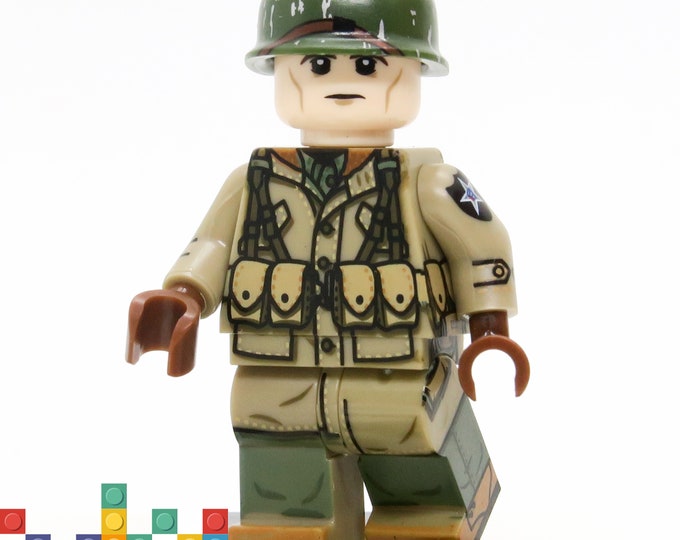 Custom Mini-figure Miniature Korean War US Army 1st Infantry Division ...
