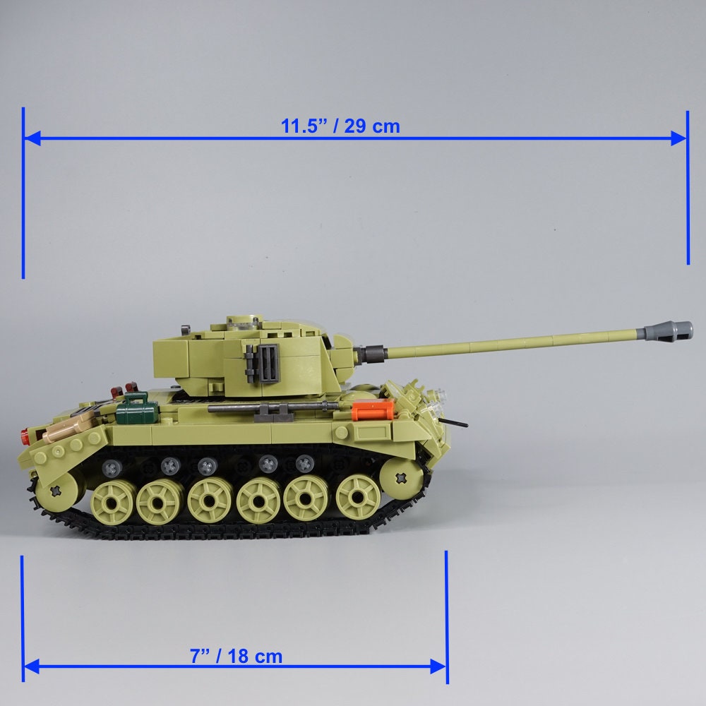 VA003-M26E1 WW2 US Army Pershing Medium Tank M26E1 Over 700 - Etsy