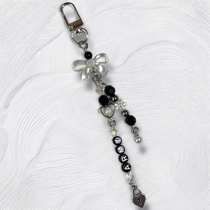 Handmade BTS Keychain: Beaded Charm for ARMY - Etsy