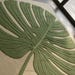 Modern Green Leaf Design Area Rug | Nature Inspired Botanical Carpet ...
