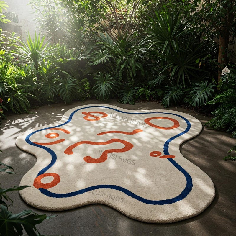 Blob Rug - Etsy