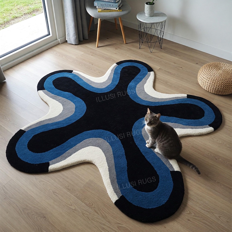 Blob Rug - Etsy