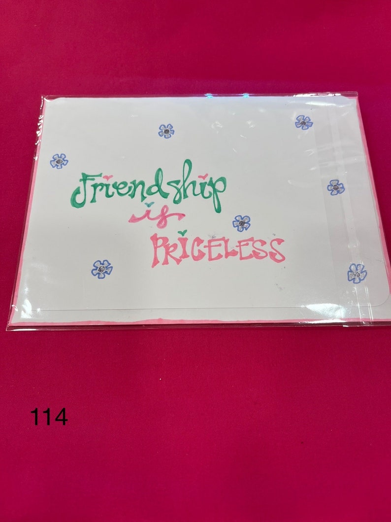 Handwritten Friendship Cards - Etsy