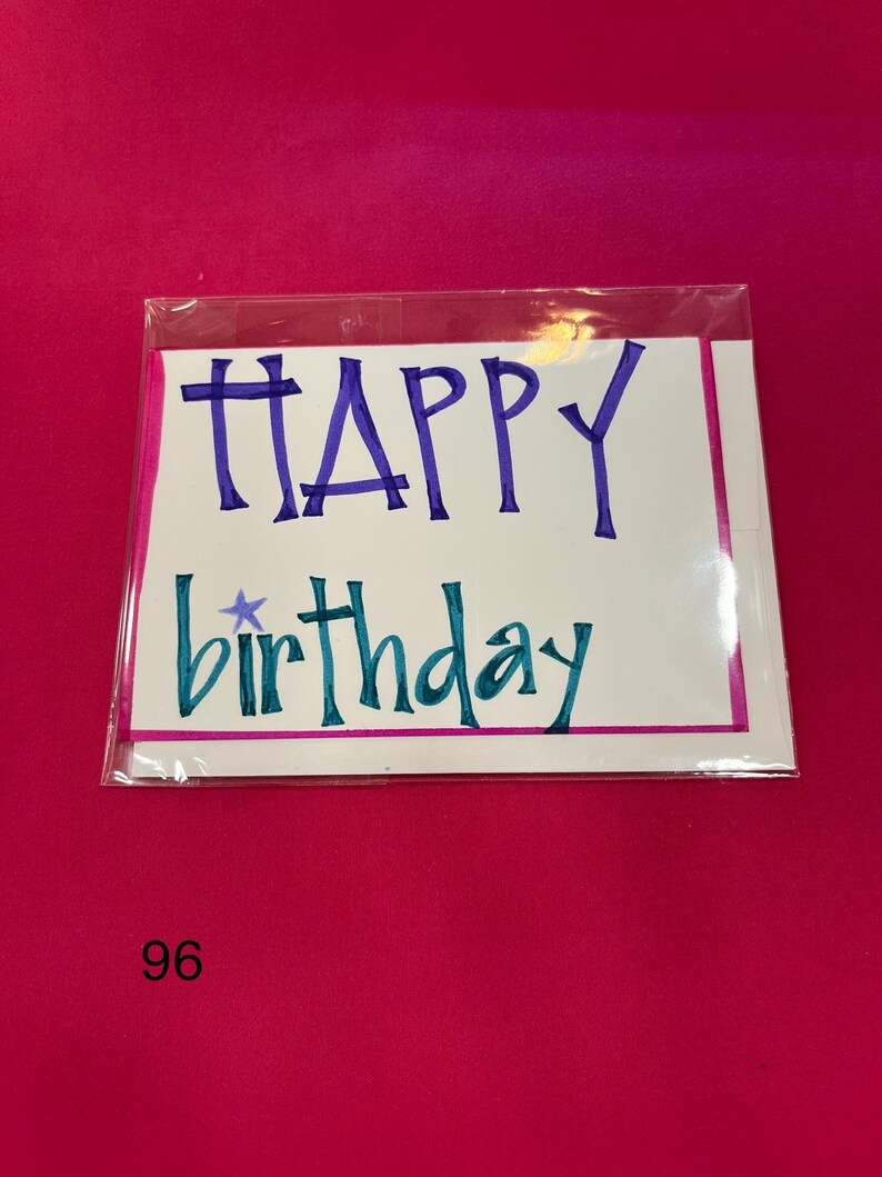 Handwritten Birthday Cards - Etsy