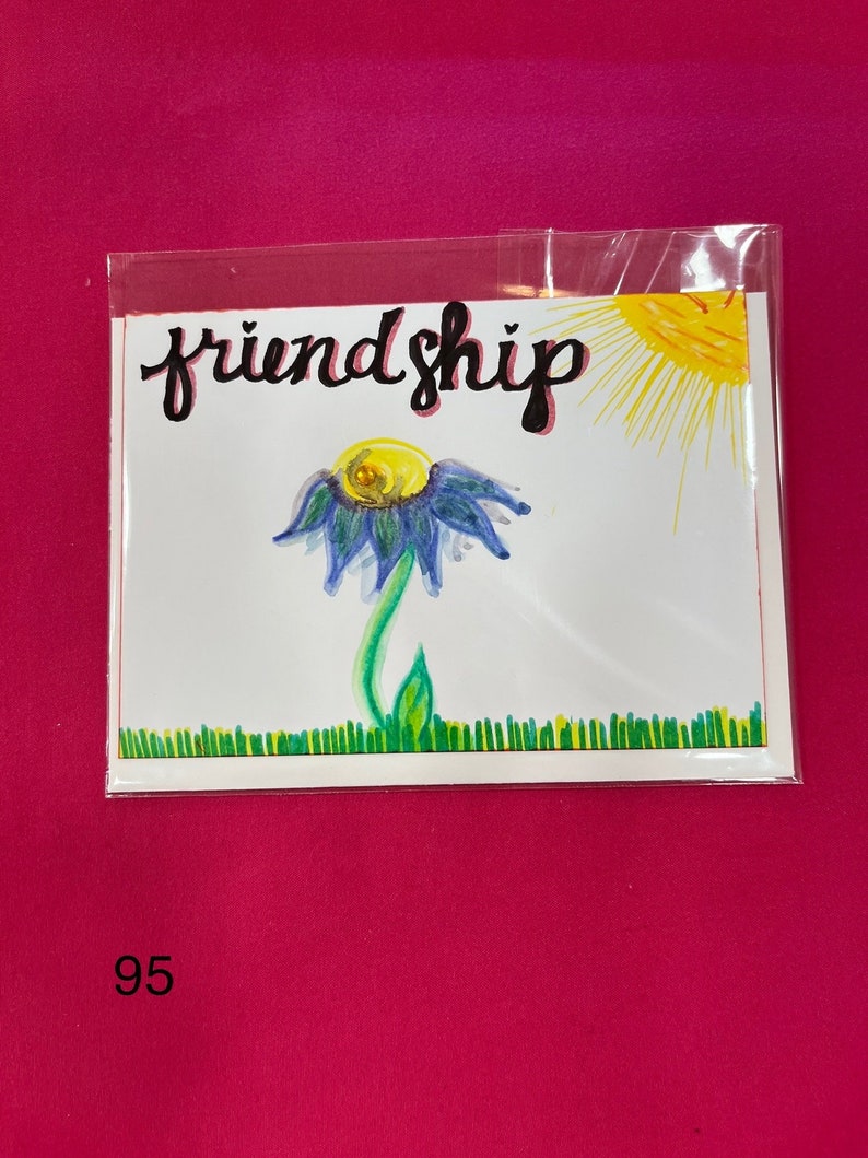 Handwritten Friendship Cards - Etsy