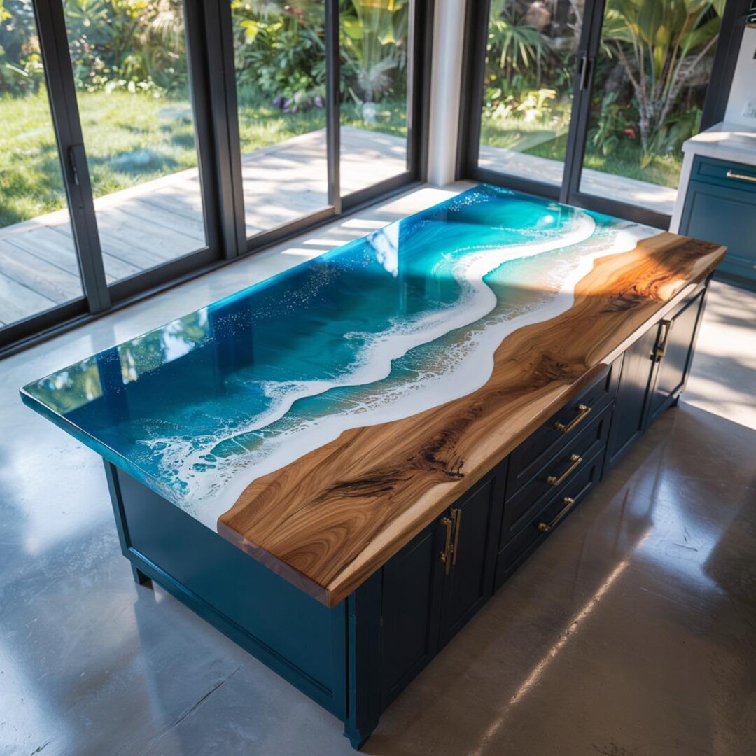 Console Table, Entry Way Table, Custom Order, Epoxy Resin Table ...