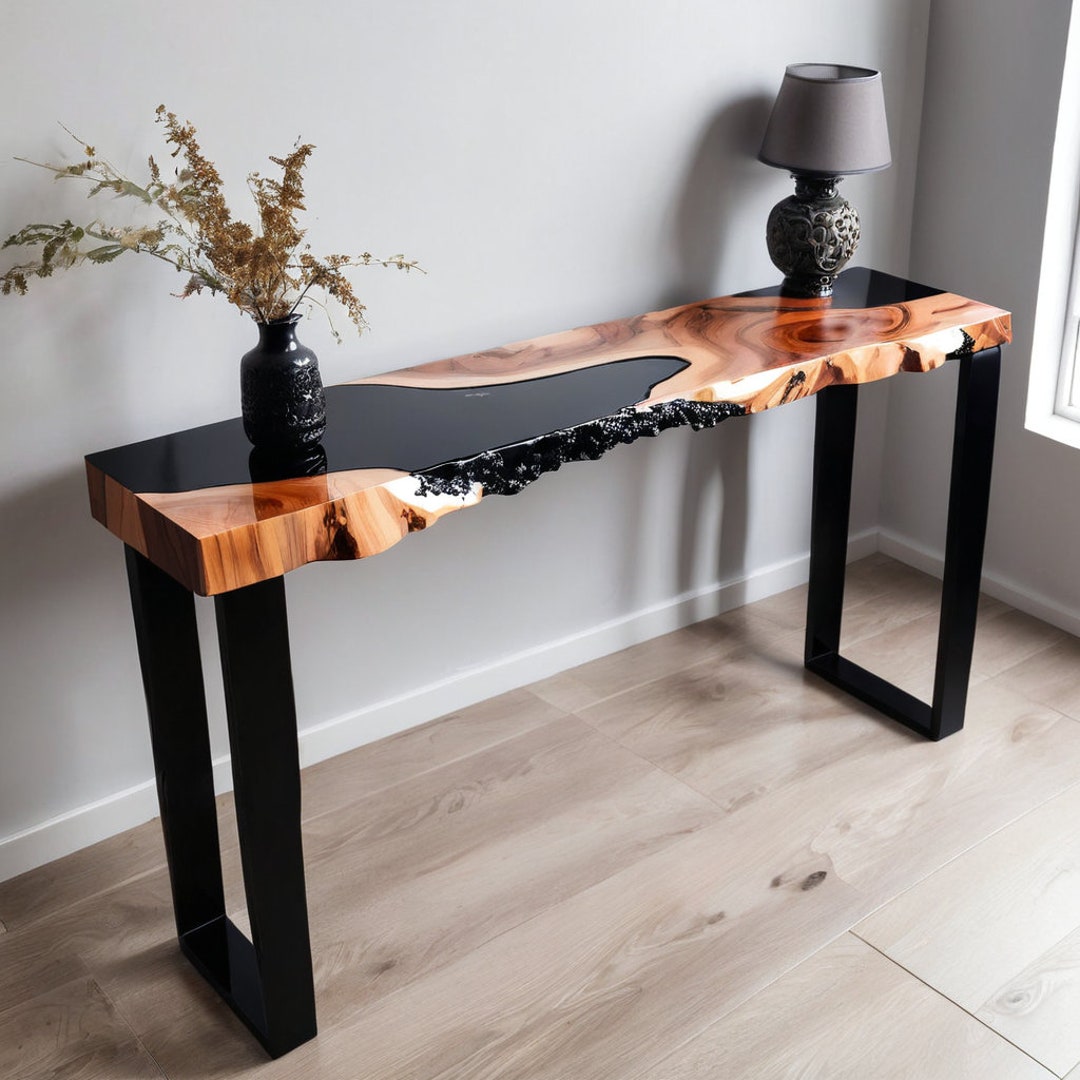 Entry Way Table, Epoxy Resin Table, Handmade Table, Home Decoration ...