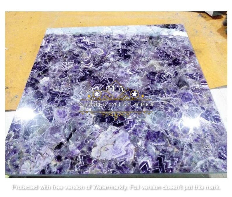 Purple Amethyst Stone Counter Top Interior Furniture Amethyst Stones ...
