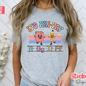 TGIF Teacher Shirt, Friyay Teacher Shirt, Friday Shirt, Teacher ...