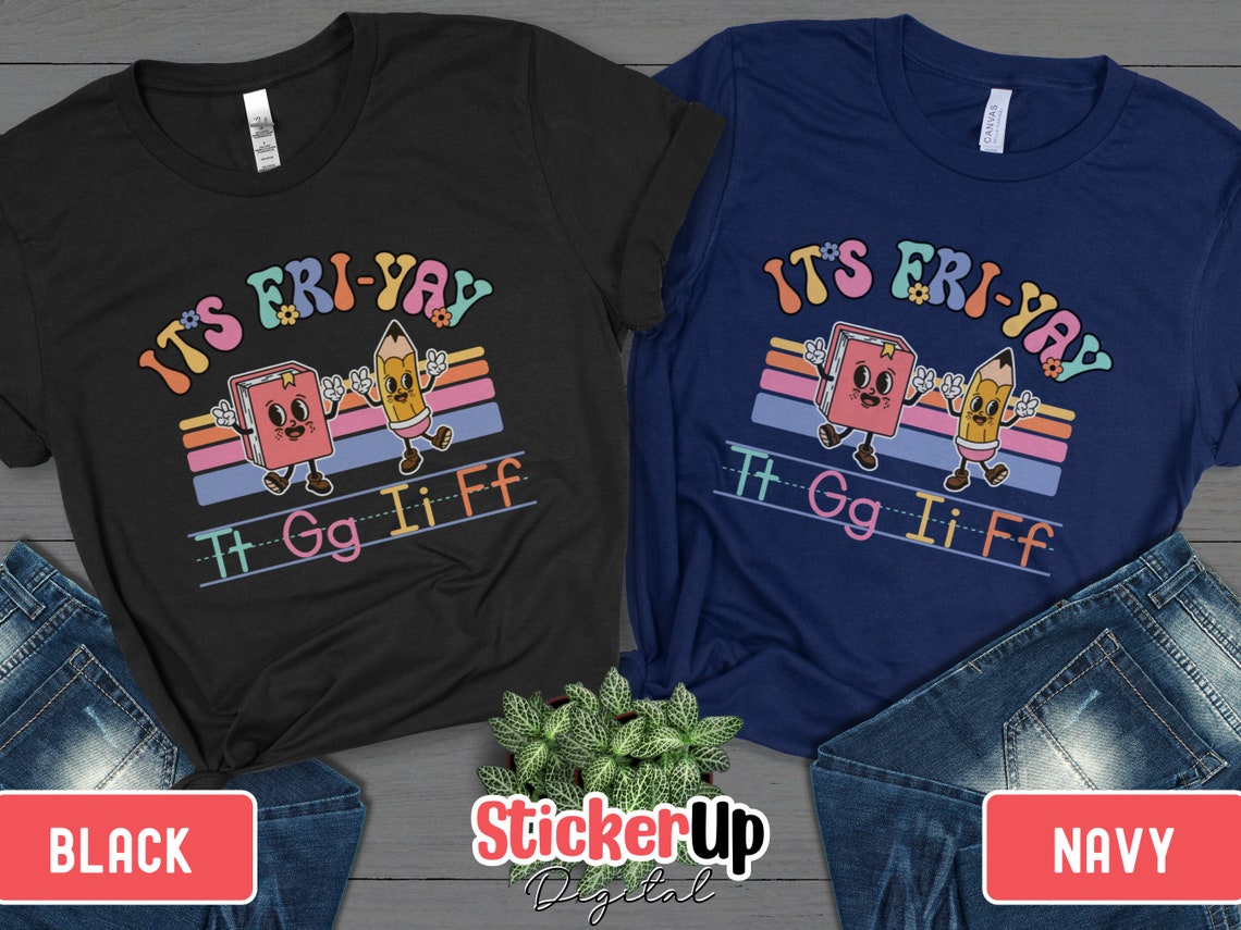 TGIF Teacher Shirt Friyay Teacher Shirt Friday Shirt - Etsy