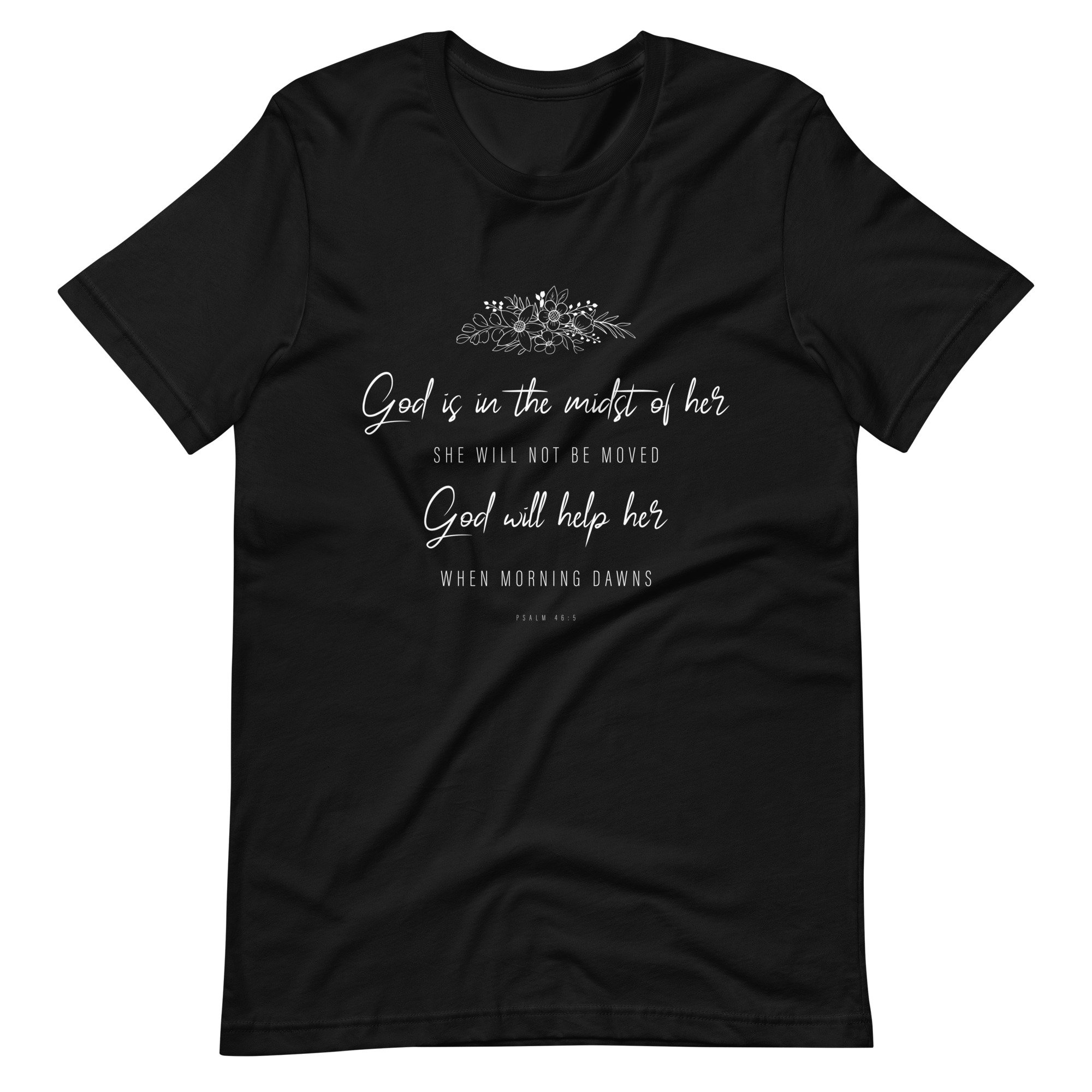 Christian T Shirt God is in the Midst of Her Gift for Women Christian T ...