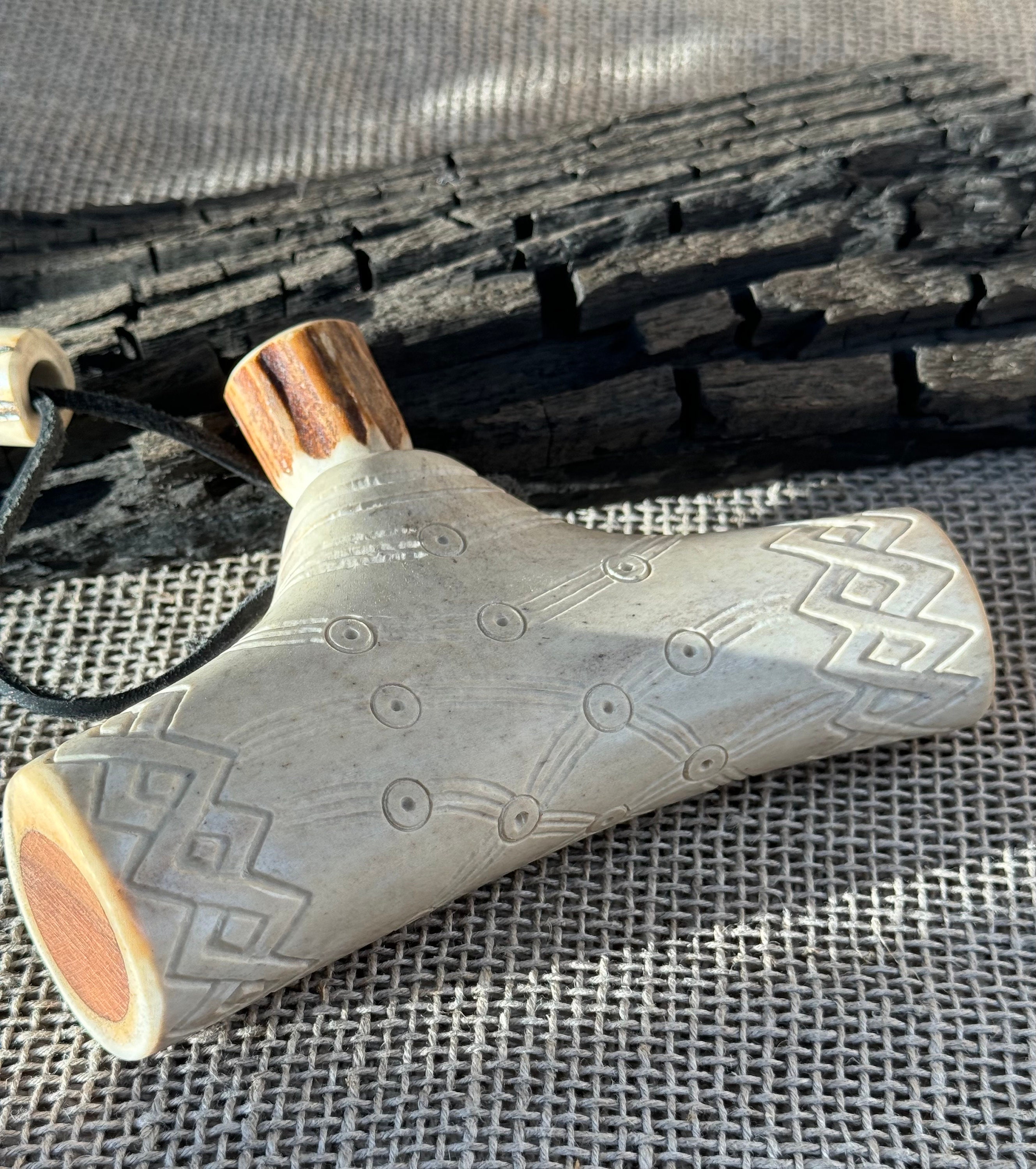 Handcarved Moose Antler Deer Viking Small Salt Case, Handmade Vikings ...