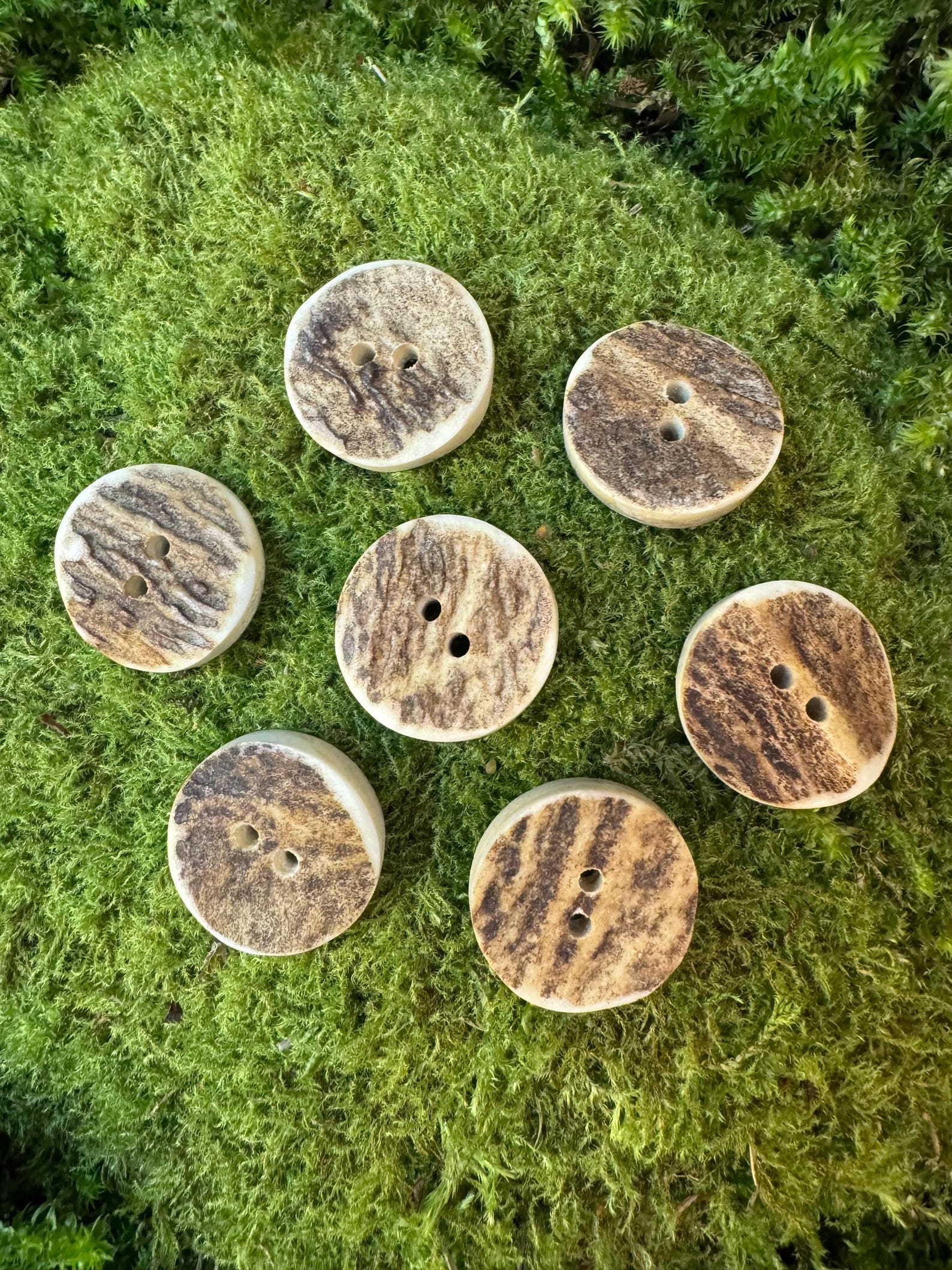 Handmade Deer Antler Button – Natural Rustic Sewing Supply (22mm) - Etsy