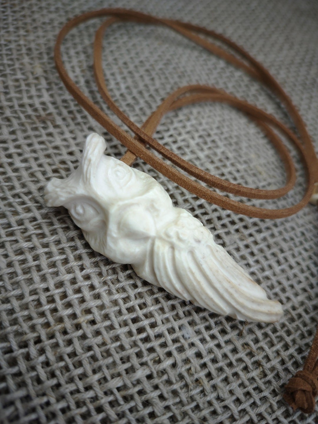 Antler Amulet the Owl, Wisdom Amulet, Handmade Gift for Her, Best Gift ...