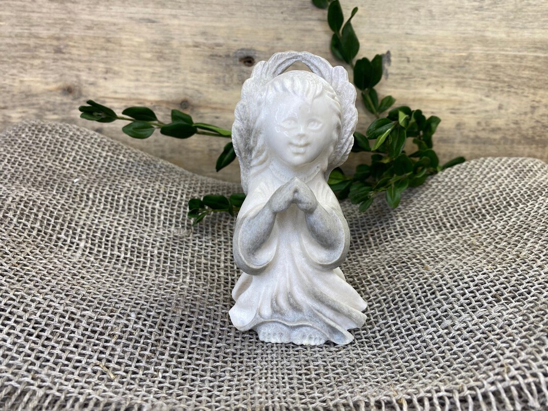 Antler Moose Figurine 'angel', Christmas Gift, Hand Carved Antler ...