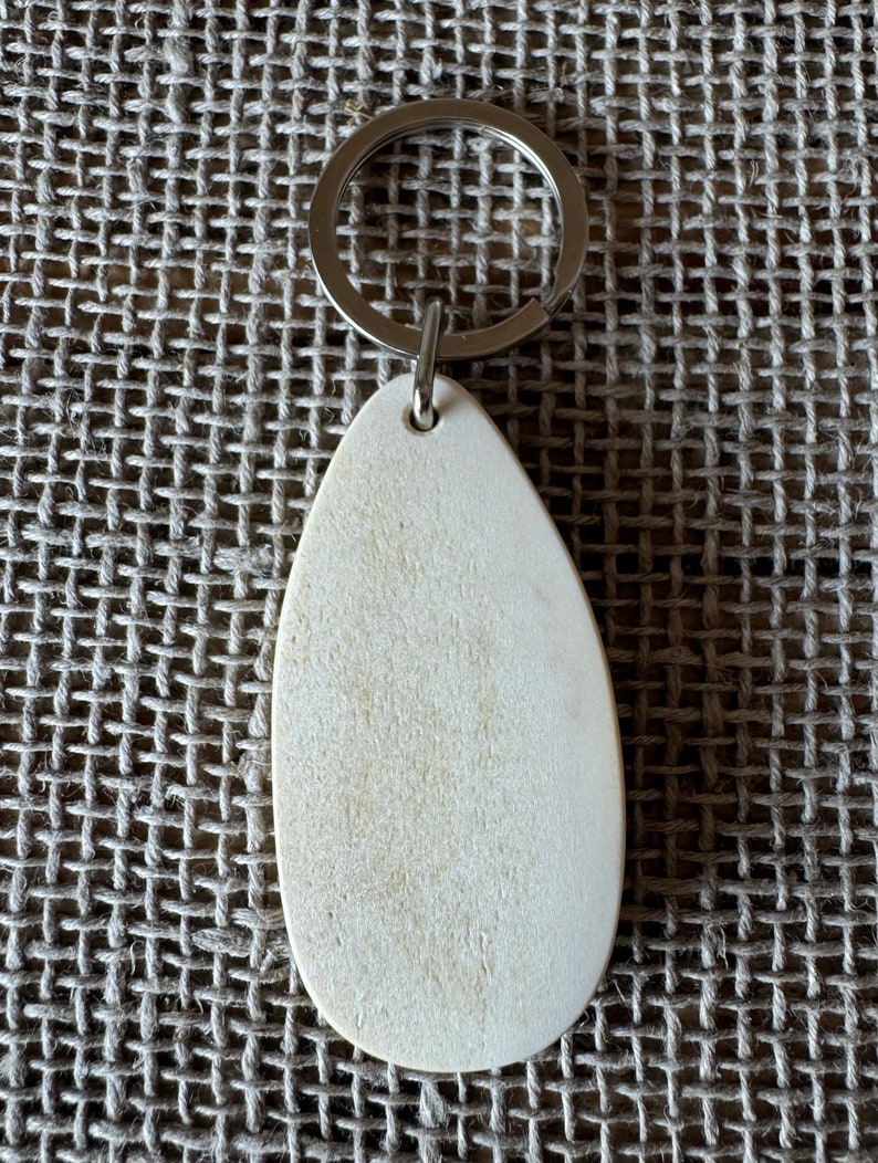 Moose Antler Keychain, Engraved Totem, Naturally Shed Antler Gift - Etsy