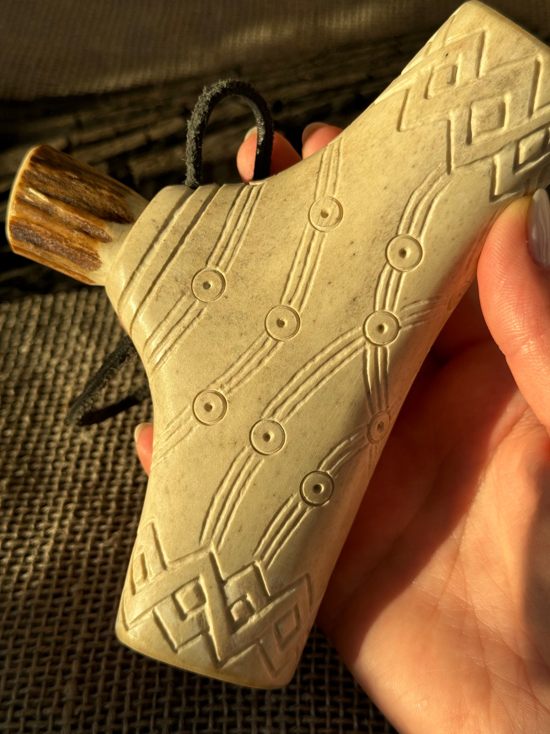 Handcarved Moose Antler Deer Viking Small Salt Case, Handmade Vikings ...