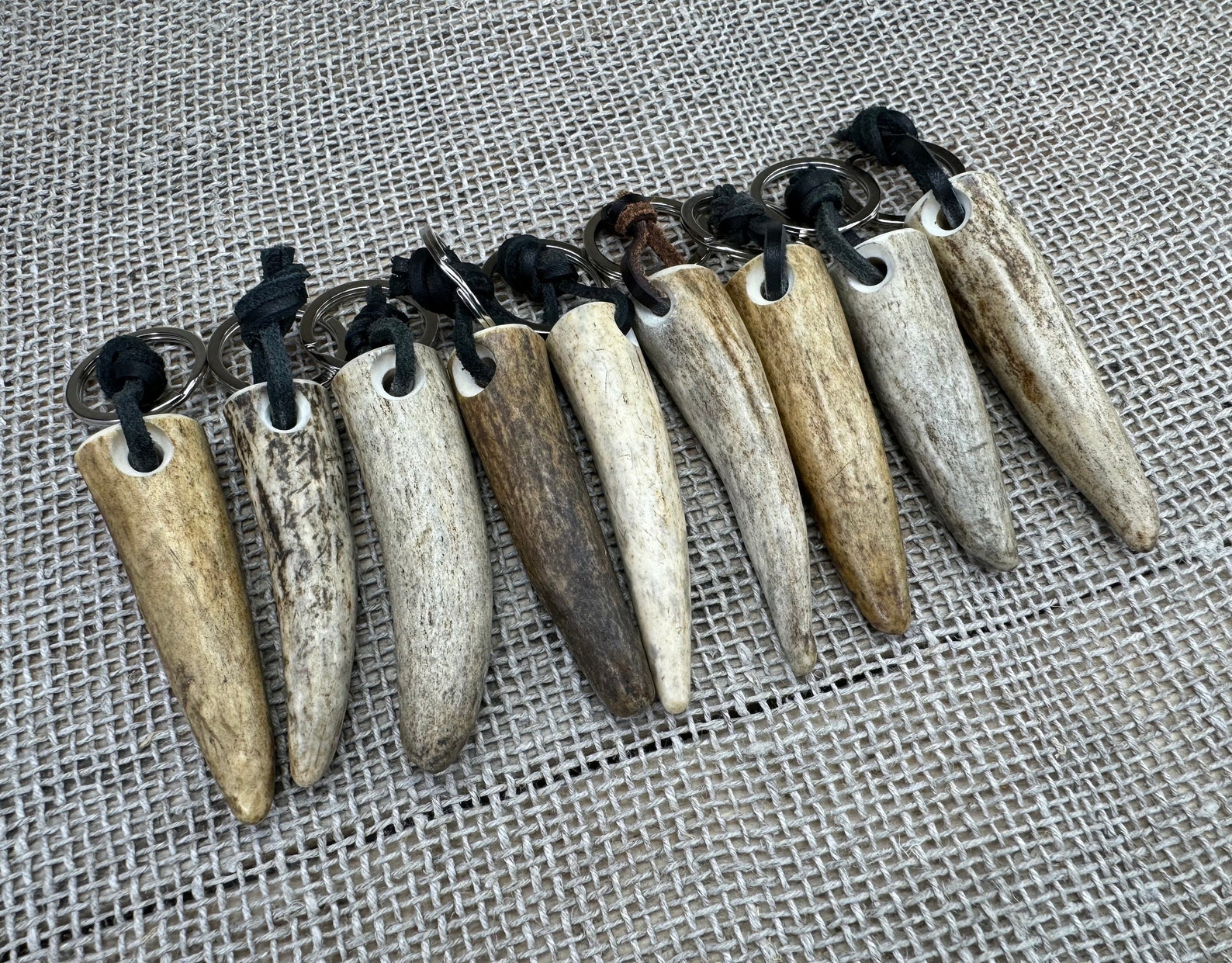 Real Moose Antler Tip Keychain, Rustic Woodland Accessory - Etsy
