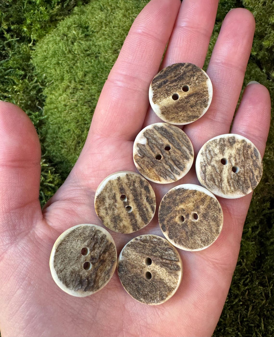 Handmade Deer Antler Button – Natural Rustic Sewing Supply (22mm) - Etsy