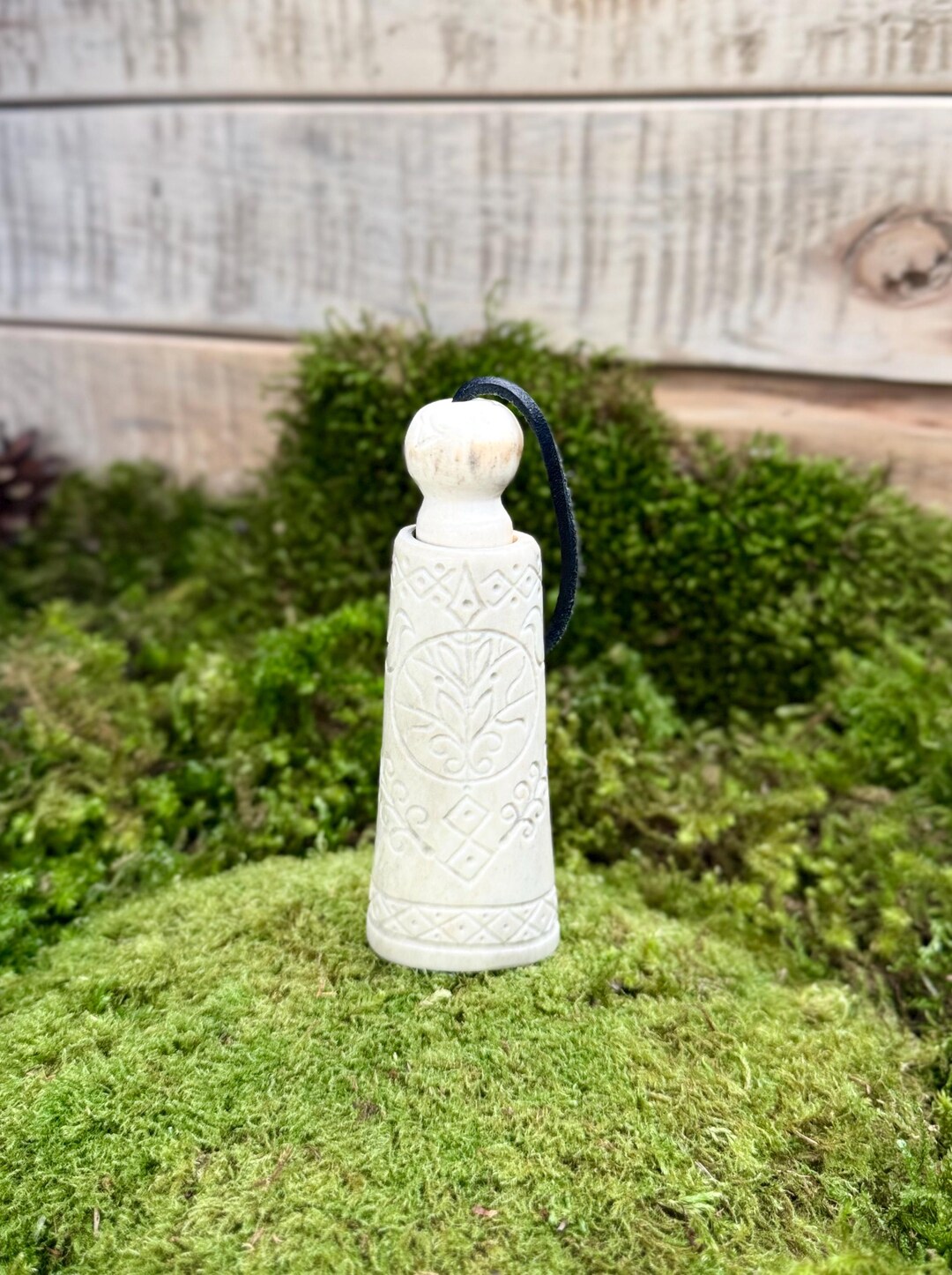 Handcarved Real Antler Deer Viking Salt Case, Viking Salt Box, Vikings ...