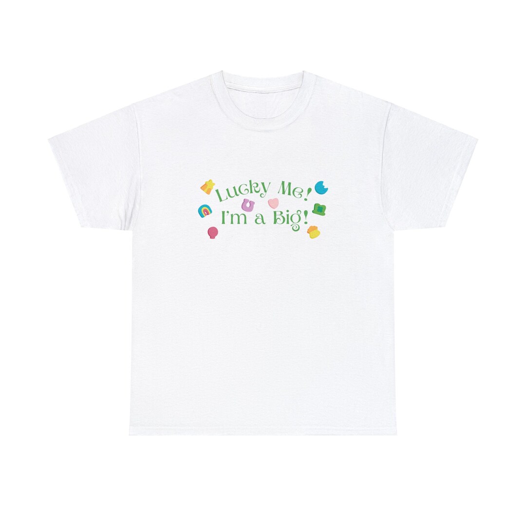 Lucky Me Lucky Charms Rainbow Big Little Tee Sorority Reveal Shirts St ...