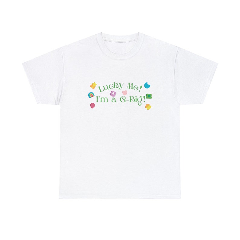 Lucky Me Lucky Charms Rainbow Big Little Tee Sorority Reveal Shirts St ...