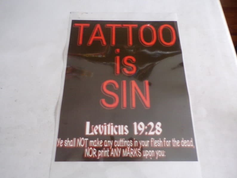 Leviticus 19 28 Tattoo