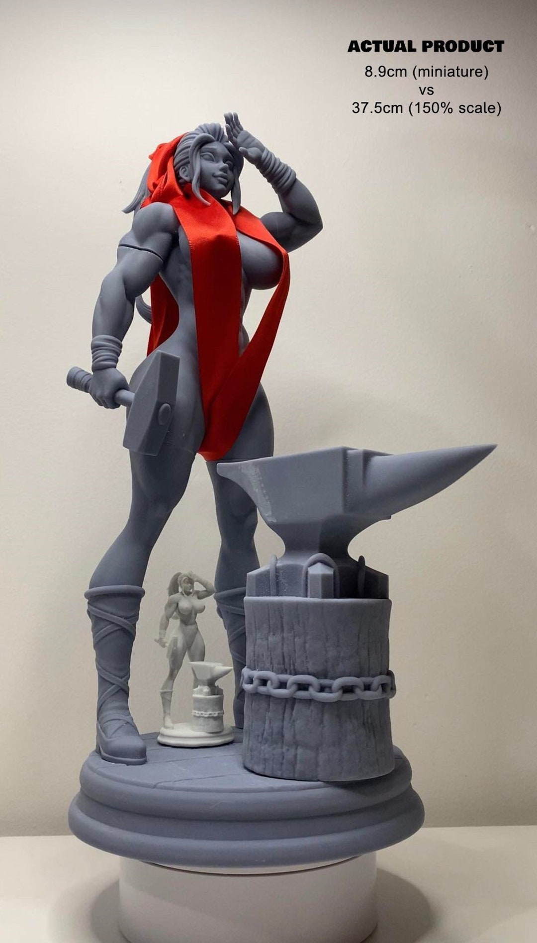 Blacksmith/ Orc Garage Kit Muscle Mommy Sexy Figure Pinup Model Kit - Etsy