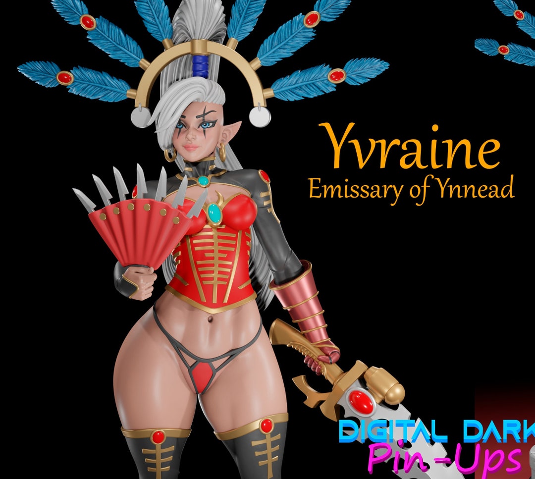 Sexy Yvraine Warhammer 40k Sexy Figure Pinup Model Kit Etsy 6161