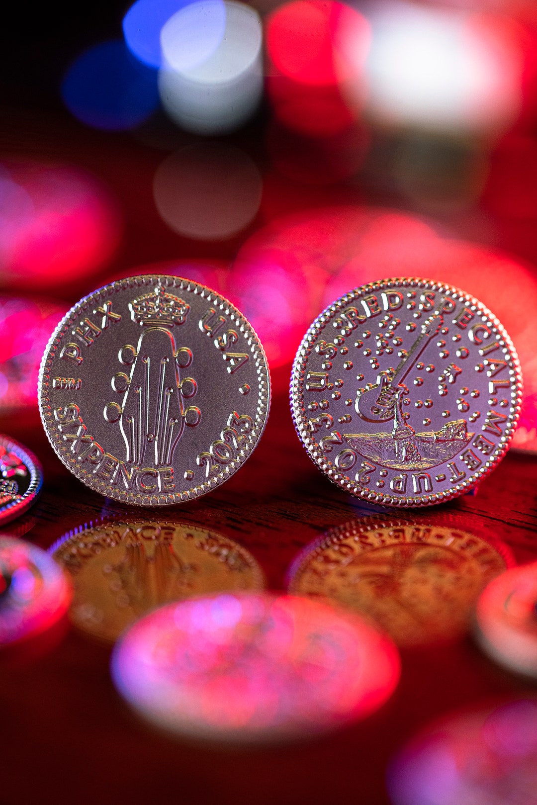 2023 U.S. Red Special Meetup Sixpence - Etsy