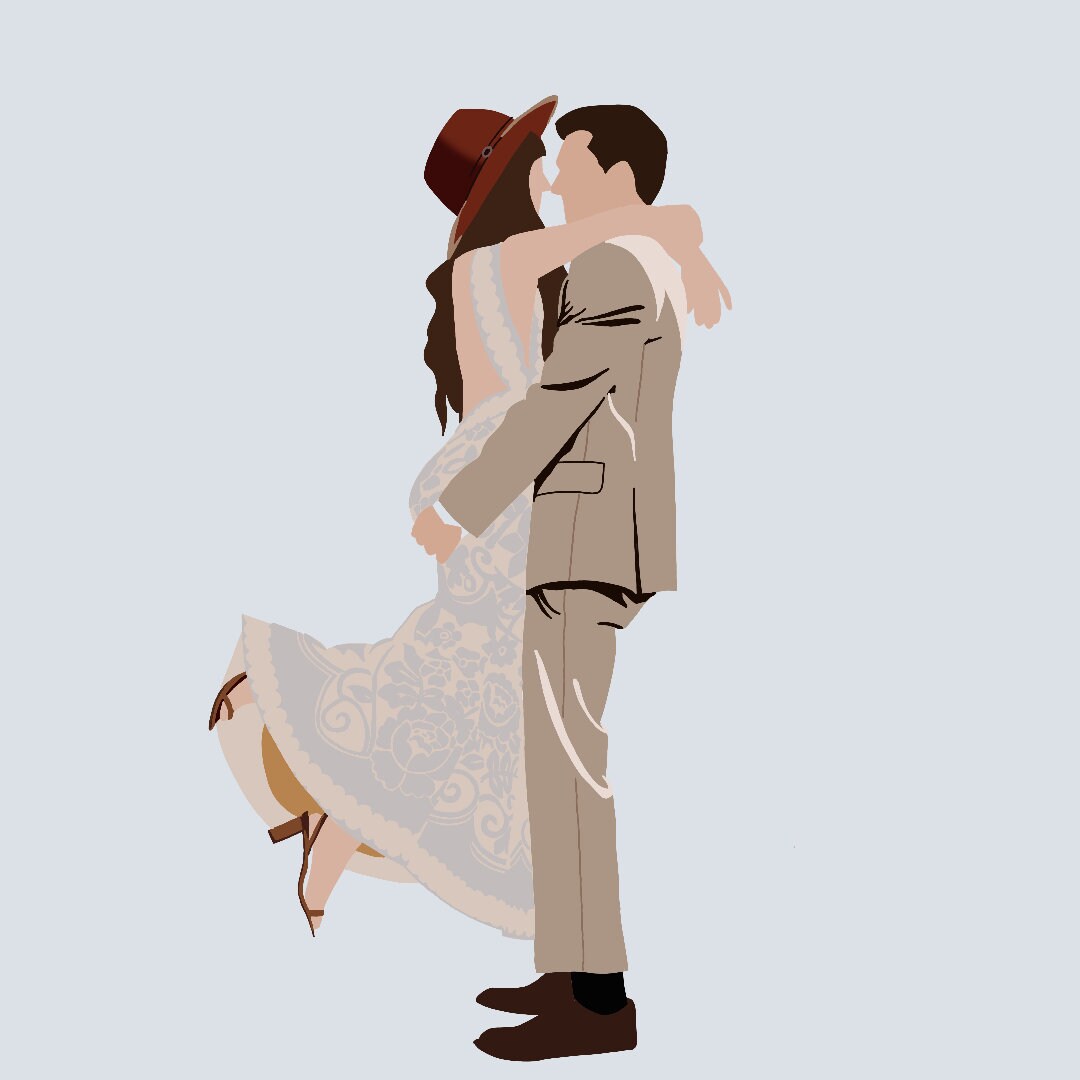 Faceless, Customisable Digital Art Illistration - Etsy