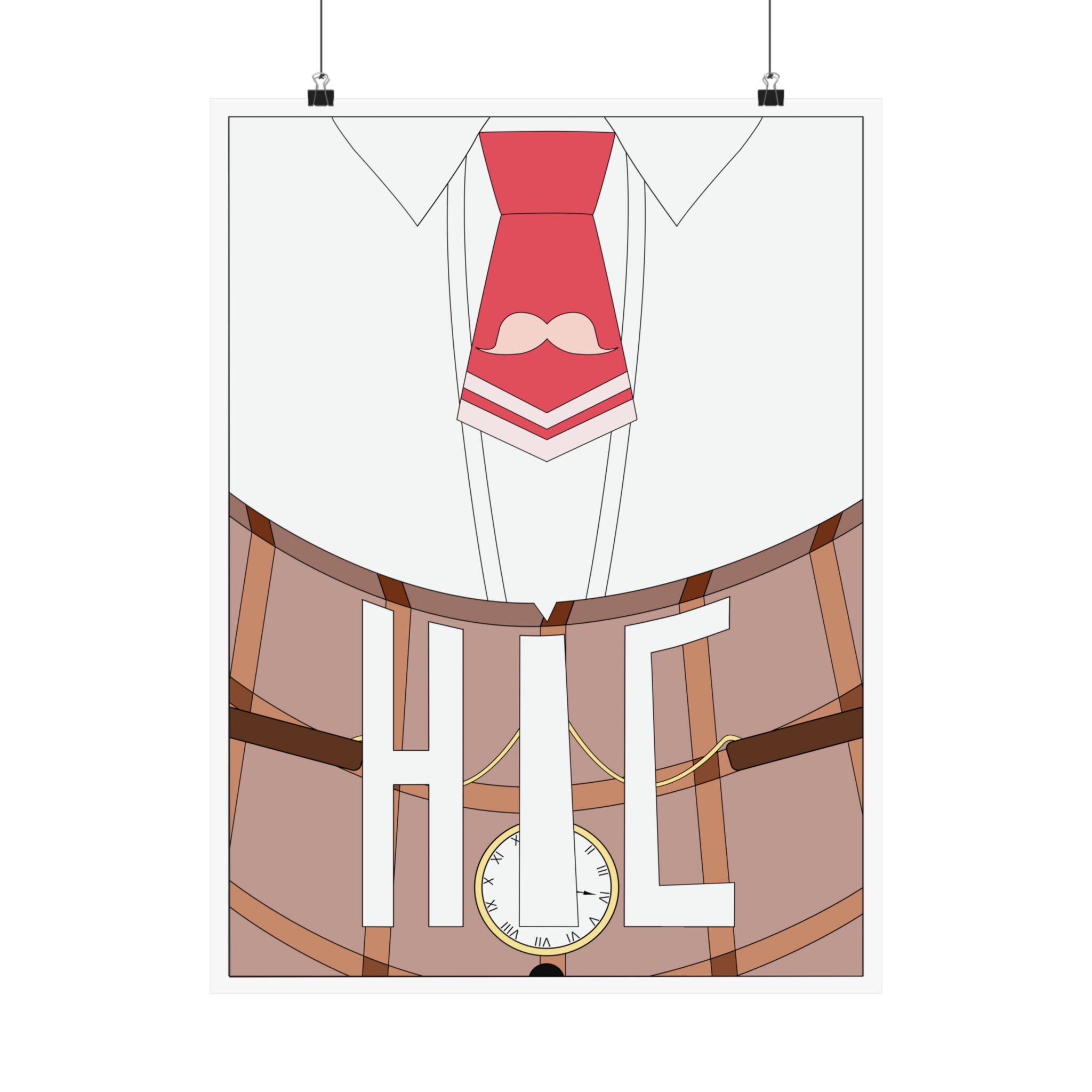 Detective Poster Amelia Watson Inspired Poster V-tuber Fan Art Hololive ...