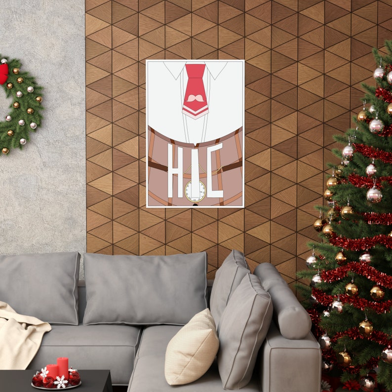 Detective Poster Amelia Watson Inspired Poster V-tuber Fan Art Hololive ...