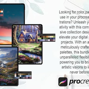 5000+ Procreate Color Palette Mega Bundle, Digital Painting, Digital ...